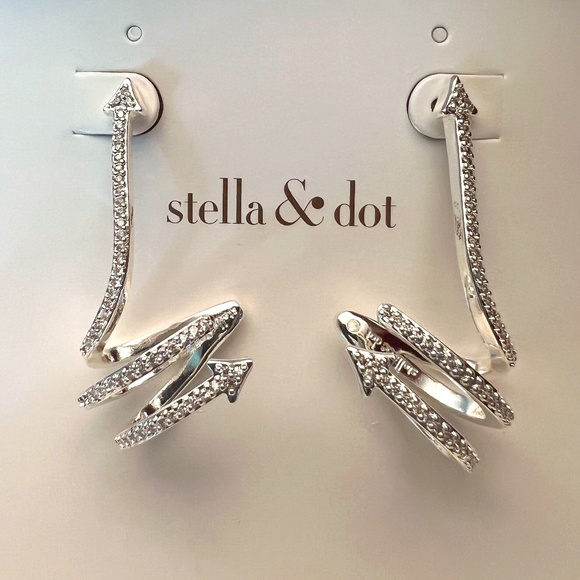 Stella & Dot | Jewelry | Stella Dot Pave Arrow Ear Cuffs | Poshmark